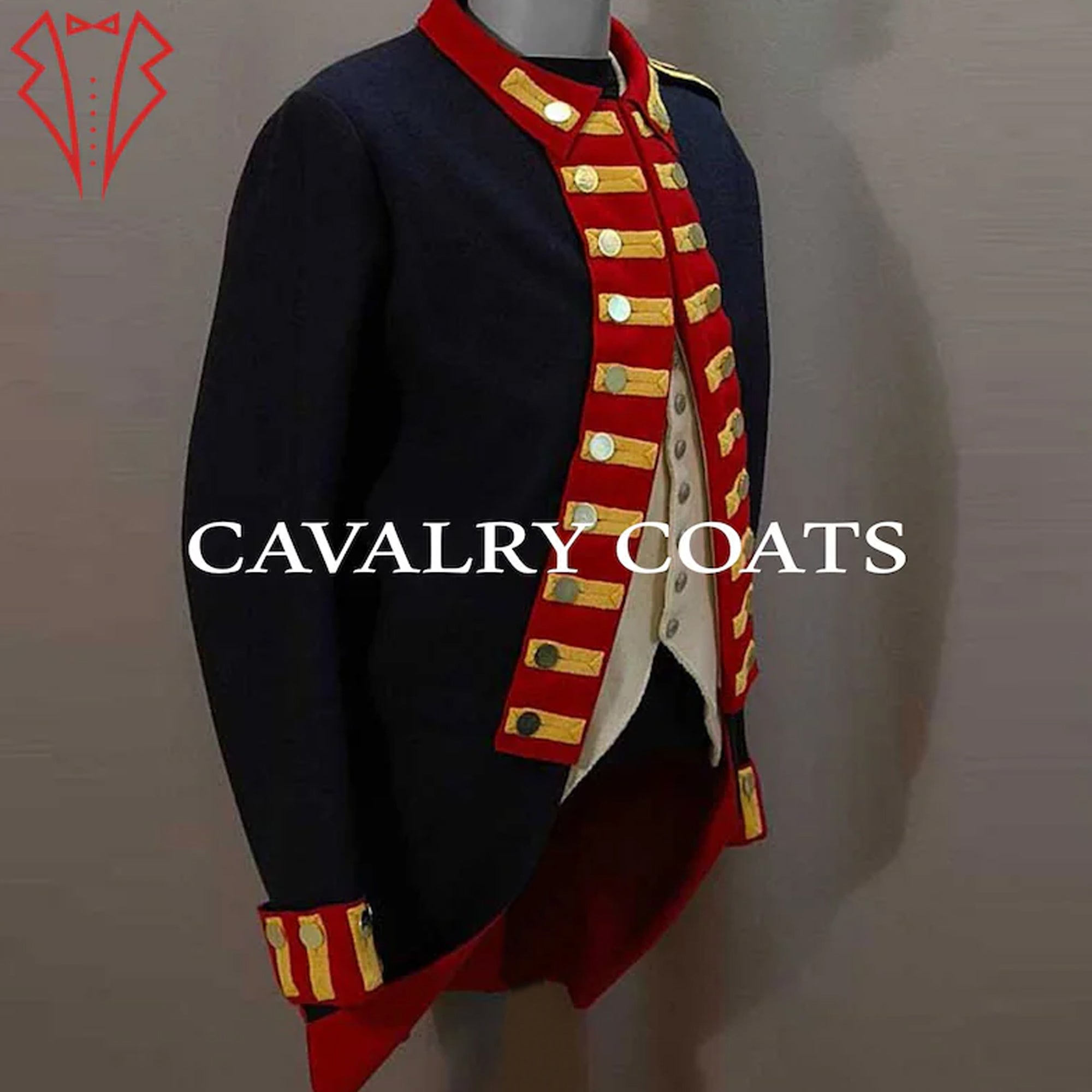 18th Century Revolutionary War Jacket, Historical Reenactment Uniform ...