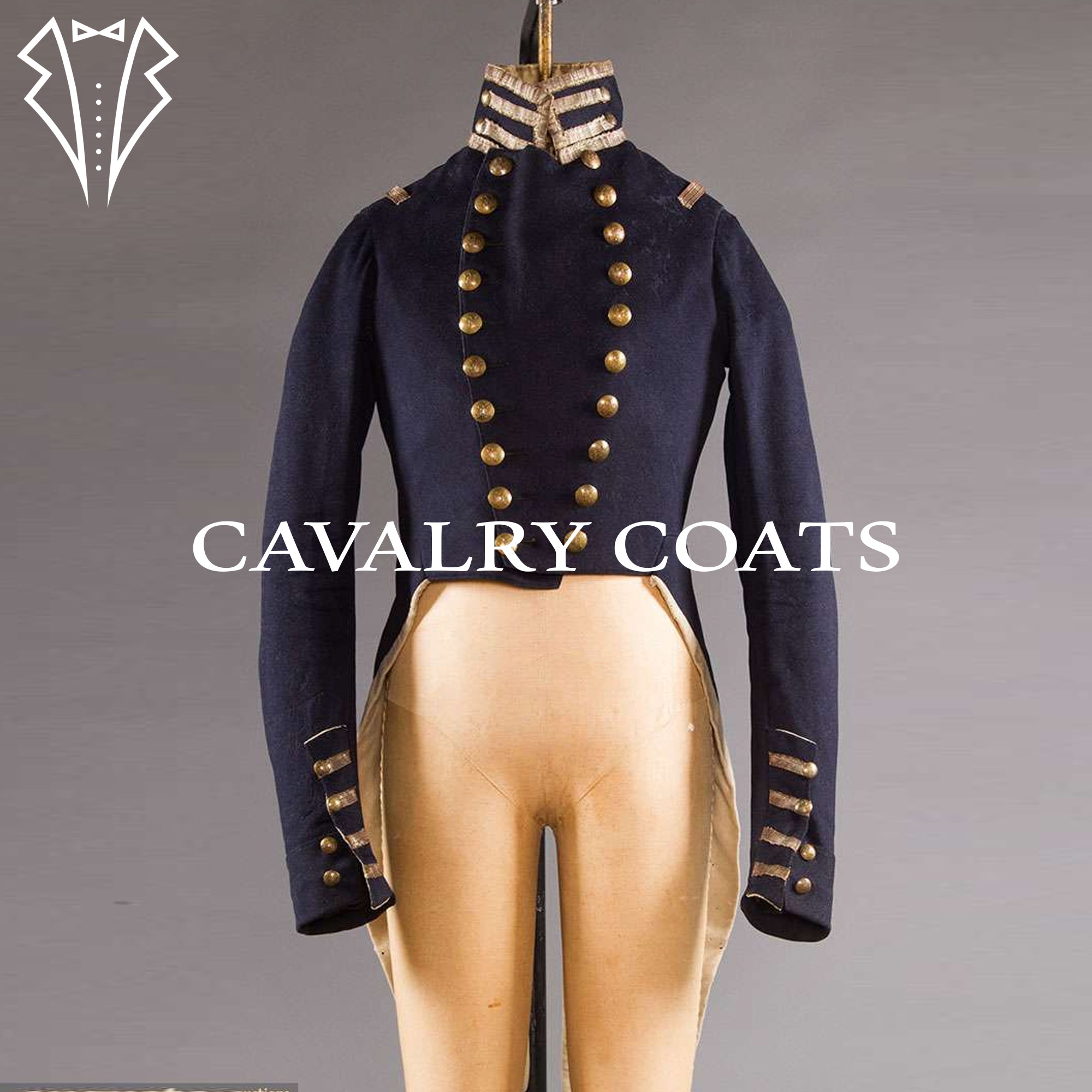Men's Early 19th Century Wool Tailcoat 1810-1830 Fashion Jacket Coat ...