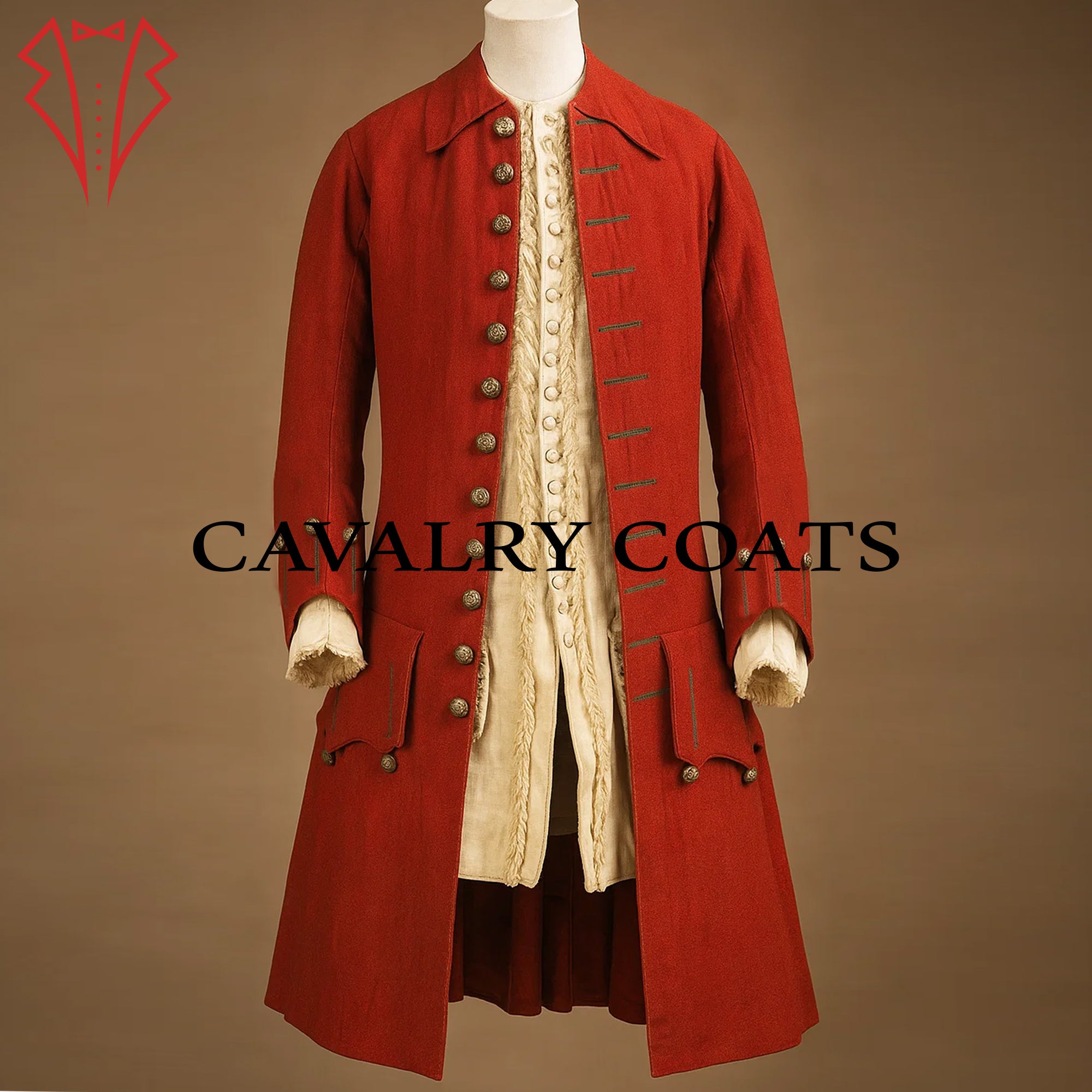 Red Pirate Frock Coat – cavalrycoats