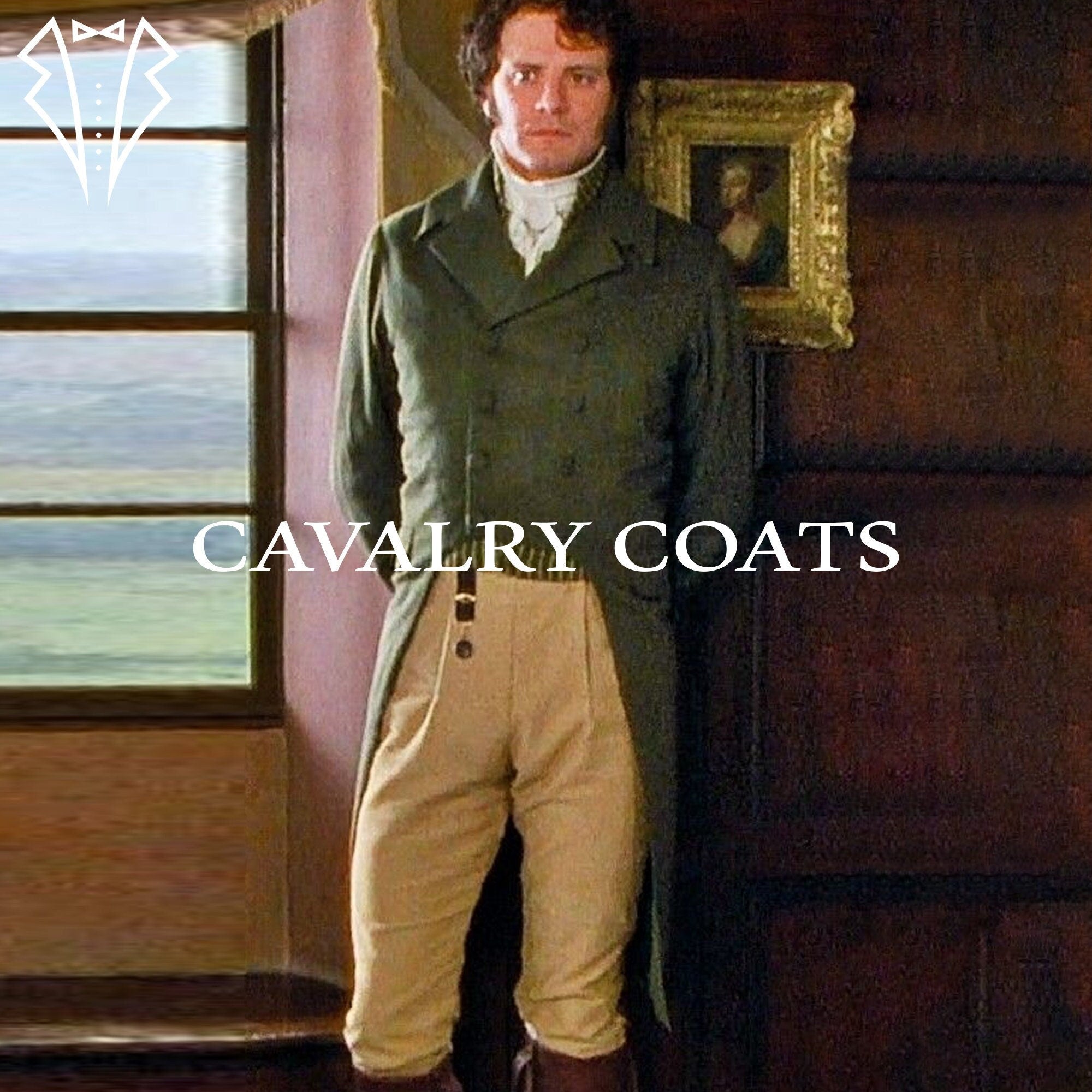 Men's Green Wool Military Regency Tailcoat, Victorian Style – cavalrycoats